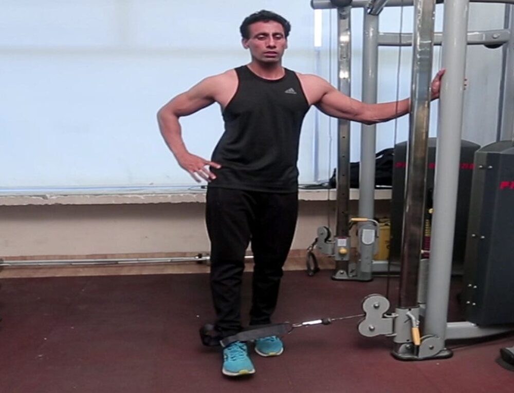 Seated Calf Raise Toes Pointed Outward | Exercise Guide | Parambodyfitmind